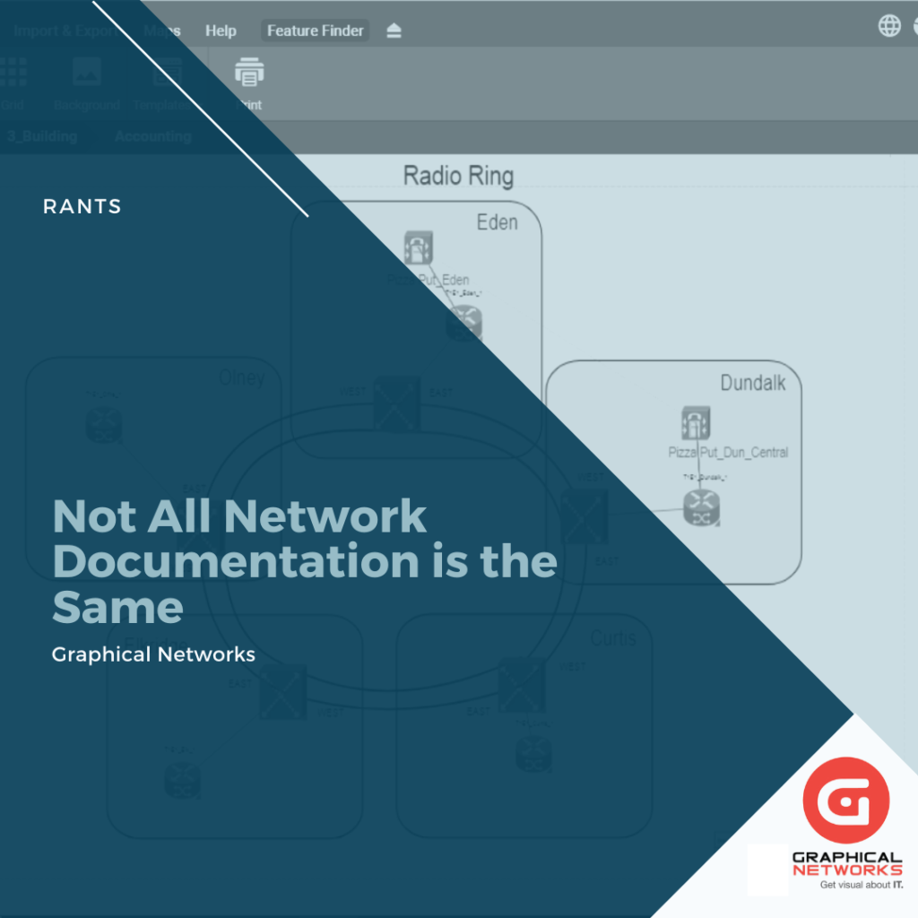 network diagram | DCIM, Network Documentation, OSP Software